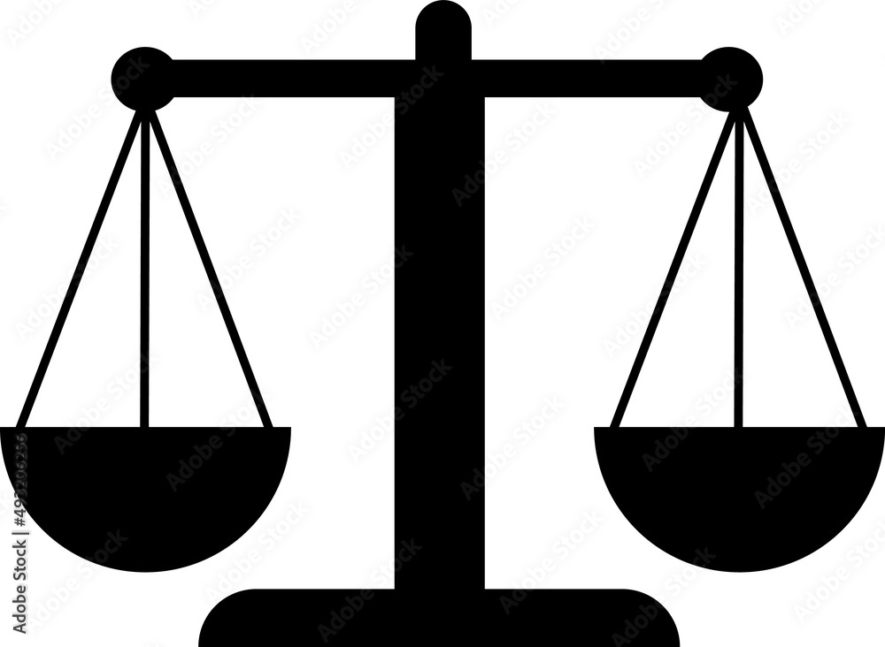 vector scales icon. sign design on white background..eps Stock Vector ...