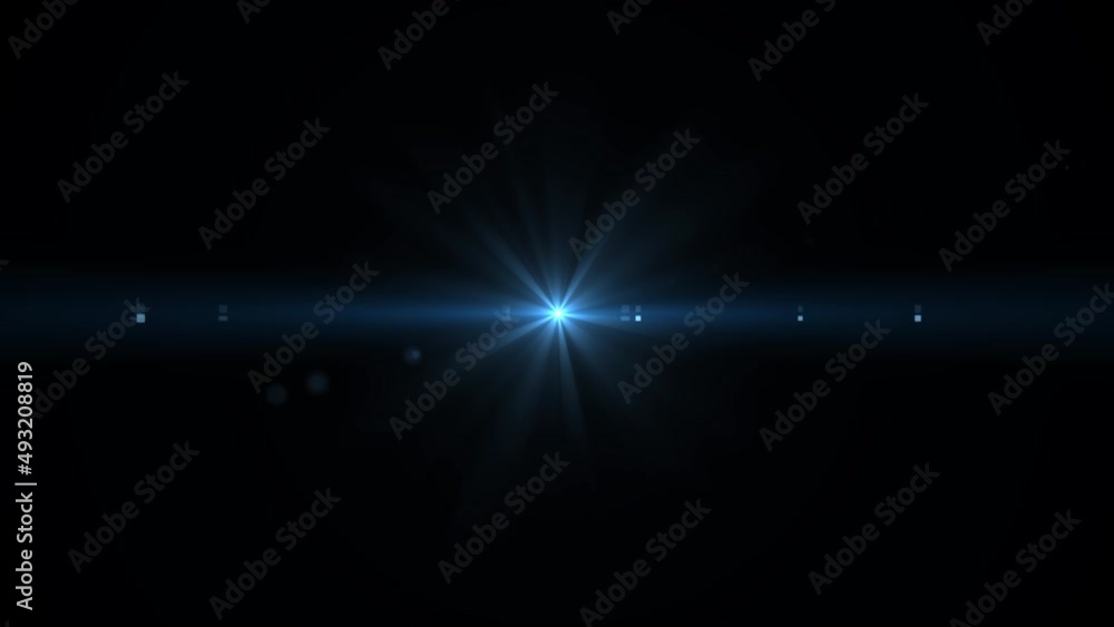Vidéo Stock Optical lens flare effect. 4K resolution. Very high quality ...