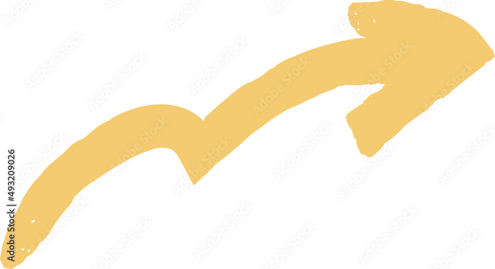 Hand drawn arrow pointing cute element. Stock Vector | Adobe Stock