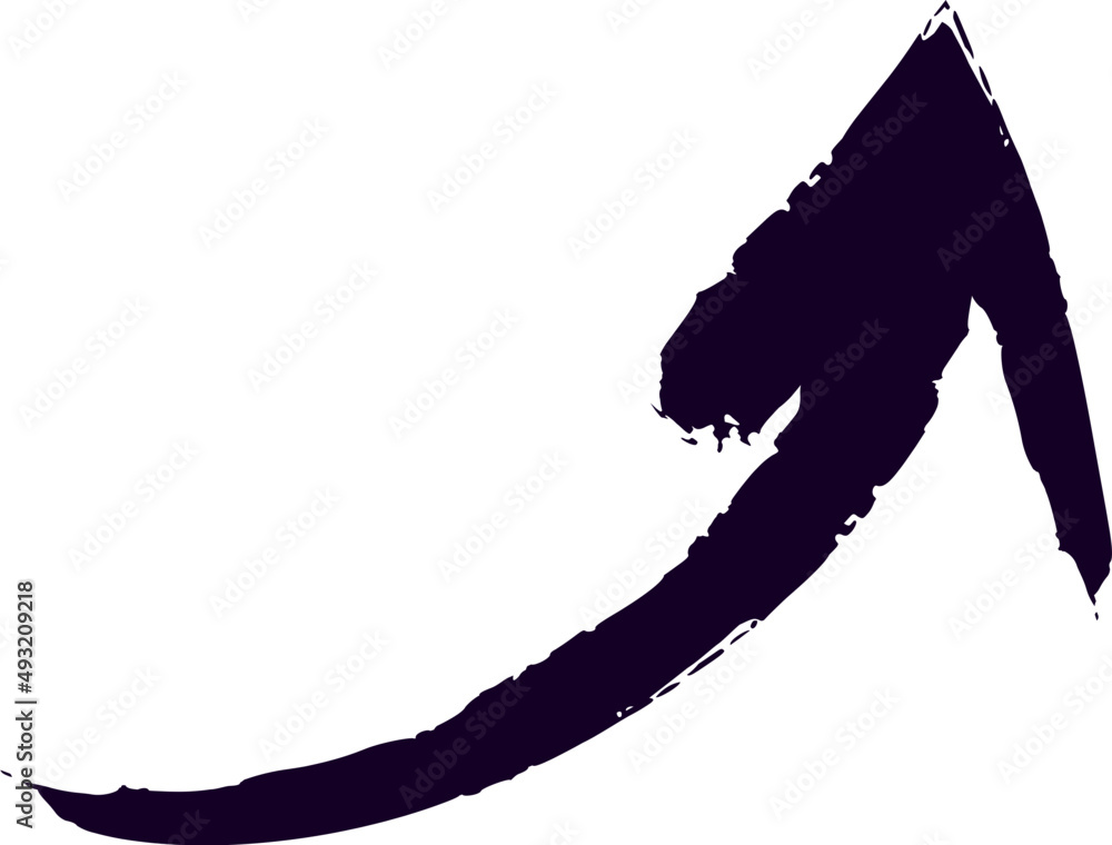 Hand drawn arrow pointing cute element. Stock Vector | Adobe Stock