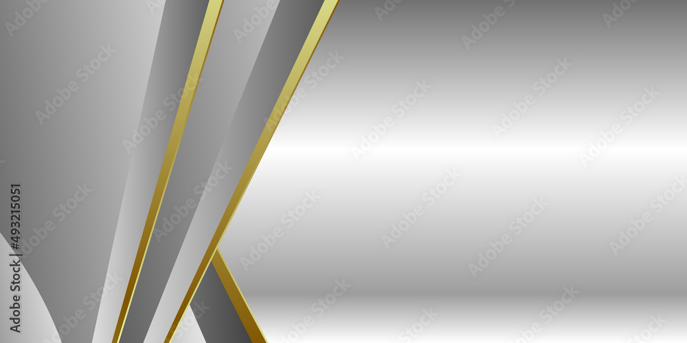 Abstract silver gold background vector Stock Vector | Adobe Stock