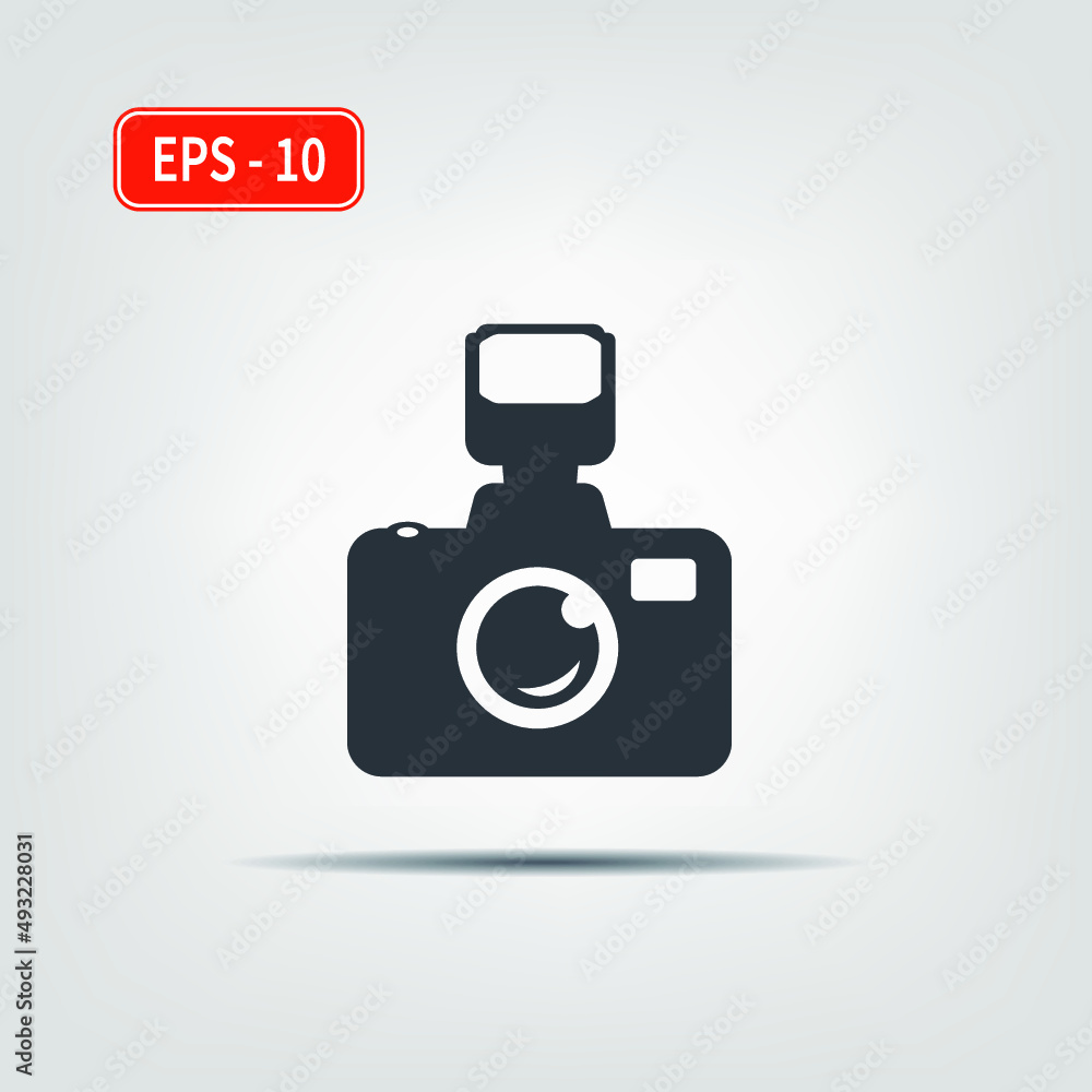 Camera icon. Modern simple snapshot photography sign. Trendy design ...