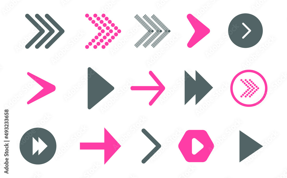 Infographic arrows pack vector illustration Stock Vector | Adobe Stock