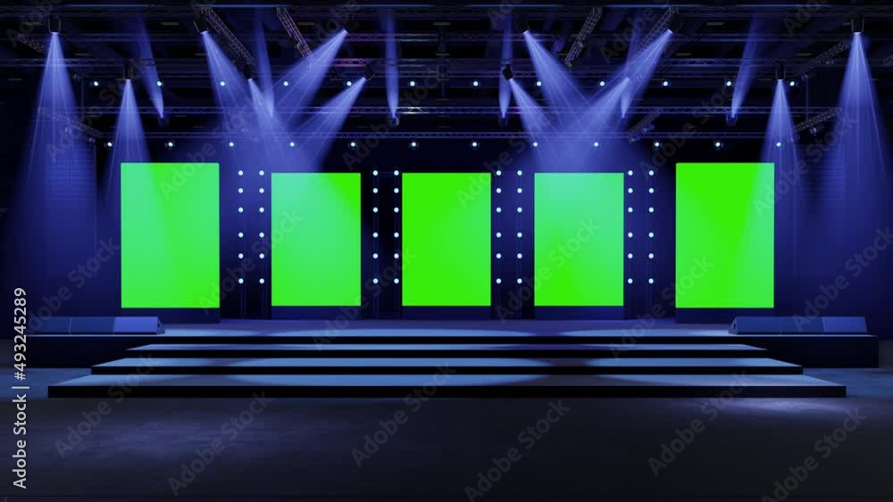 Motion Empty stage Design for mockup and Corporate identity,Display ...