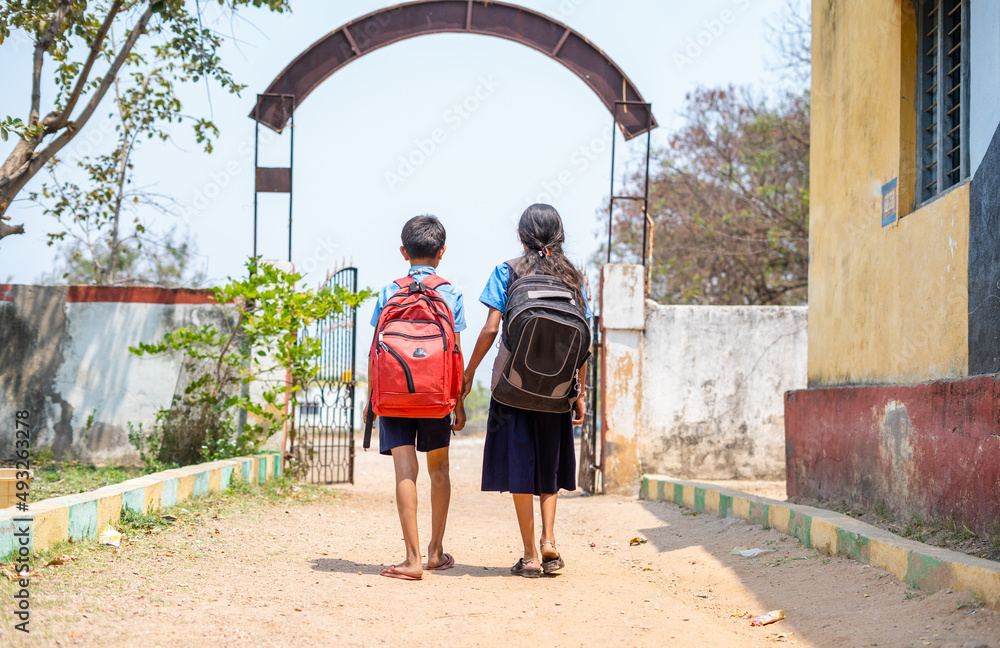Teenager Going To School