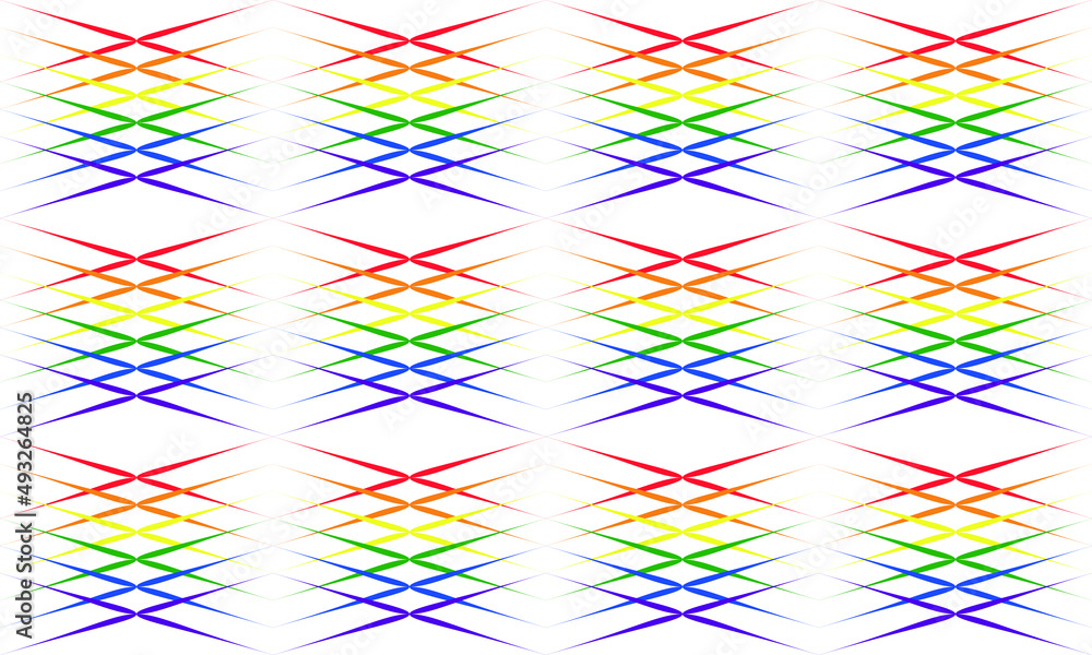 Vector pattern with the colors of the LGBT pride flag, with the colors ...