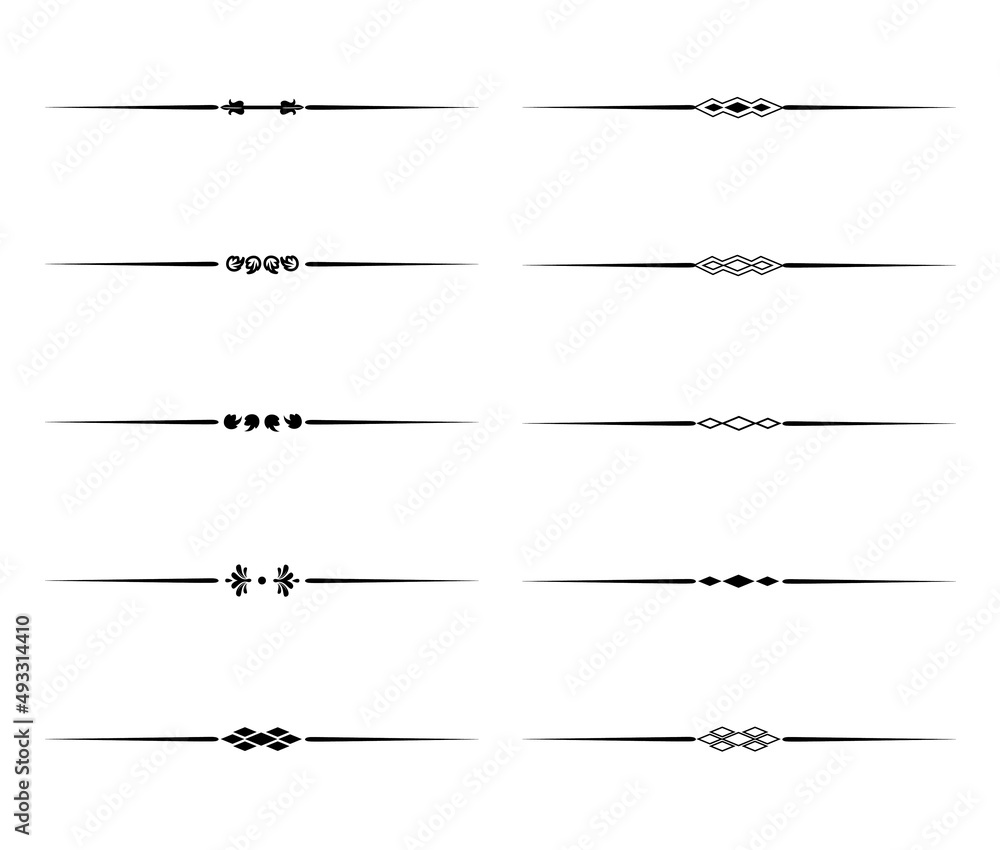 Filigree Line Simple