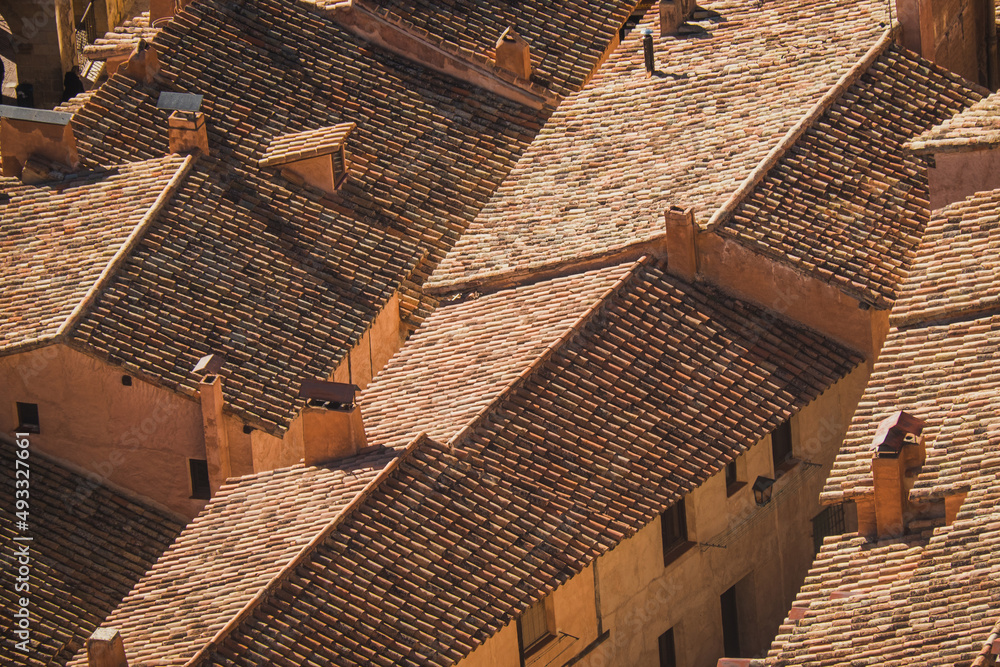 Medieval roofs 2 Stock Photo | Adobe Stock