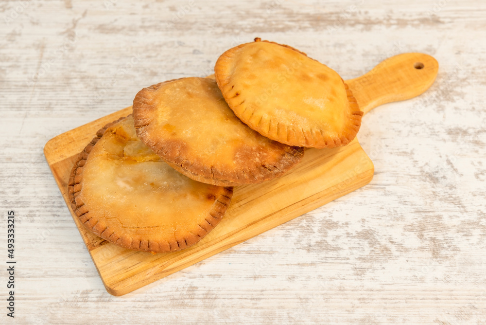 These Andean pastelitos or wheat flour pastelitos, crunchy and filled ...