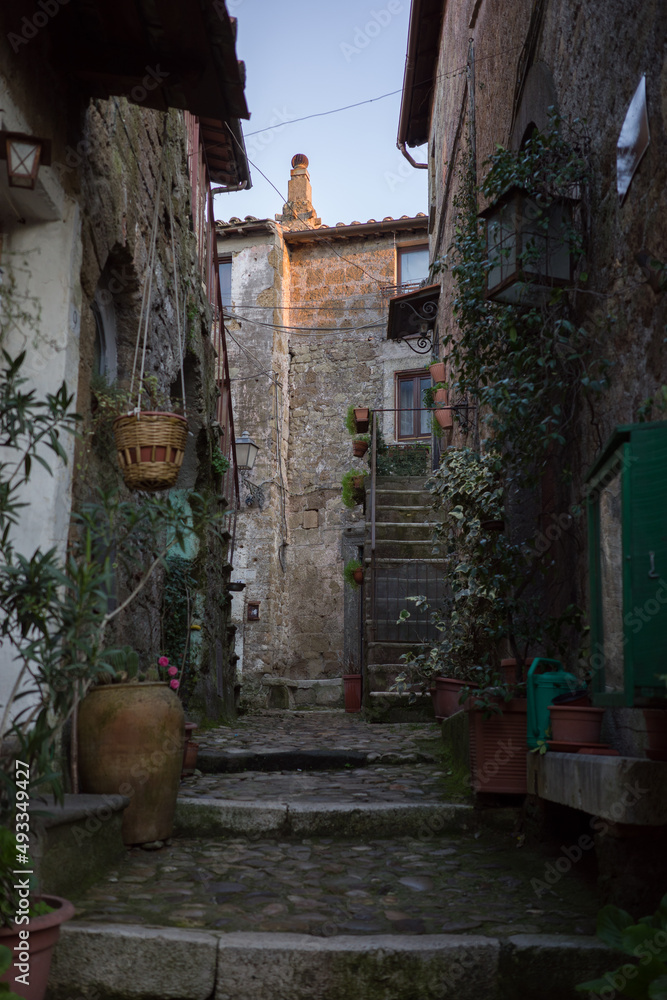 The lanes of Italy's ancient cities are full of life Stock Photo ...