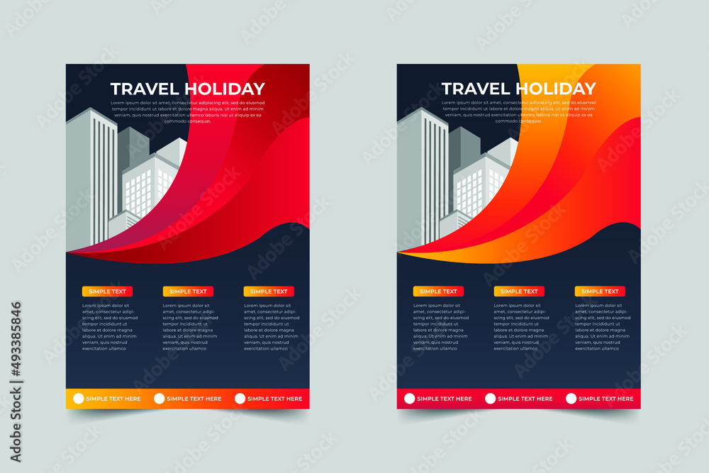 Travel Holiday Summer Holiday Travel and Tourism Brochure, Template ...