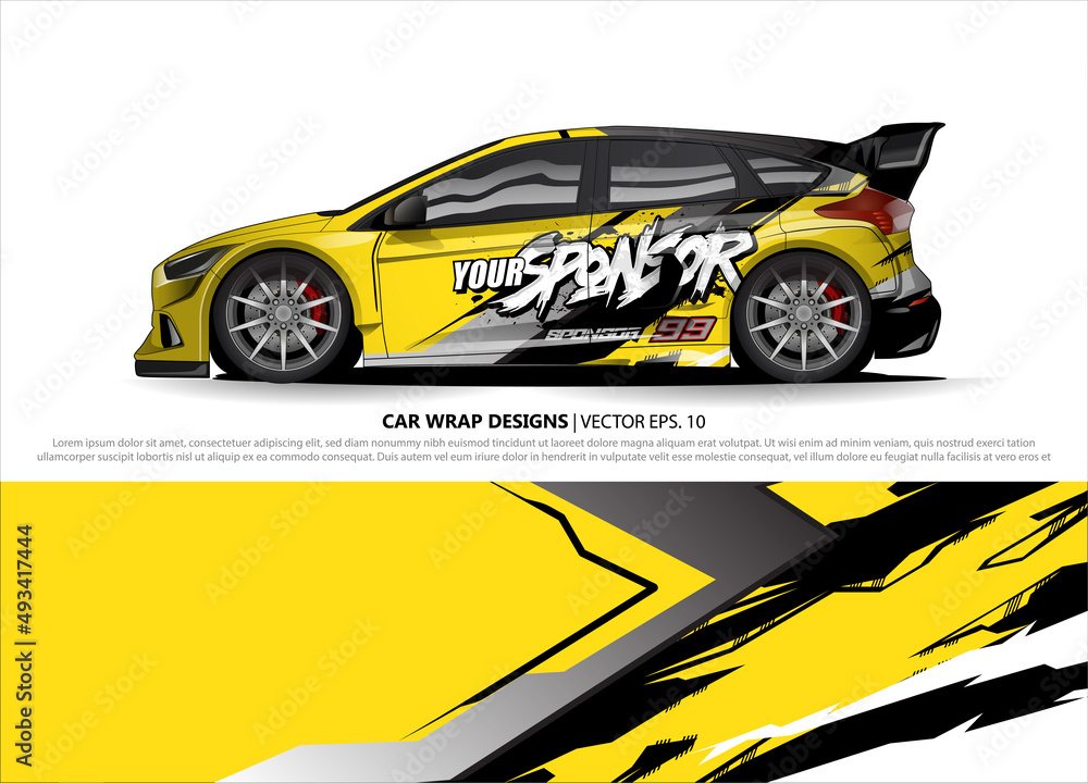 car graphic background vector. abstract lines vector with modern ...