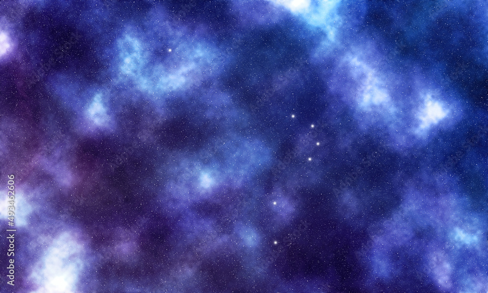 Horologium star constellation, Night sky, Cluster of stars, Deep space ...