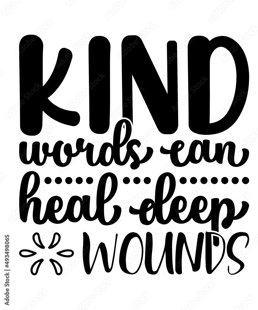 Kindness SVG Bundle, Big Bundle SVG file for Cricut, Be kind bundle SVG ...