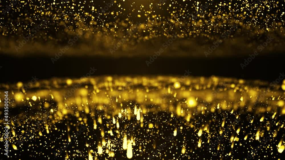 Abstract Light Particle Flowing Loop 4k animation of an abstract ...