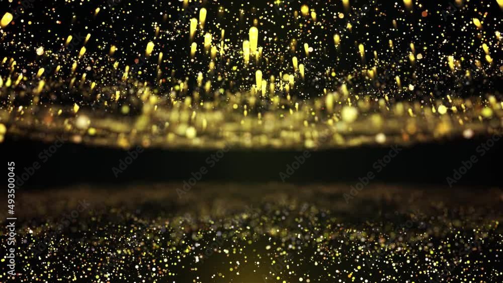 Abstract Light Particle Flowing Loop 4k animation of an abstract ...