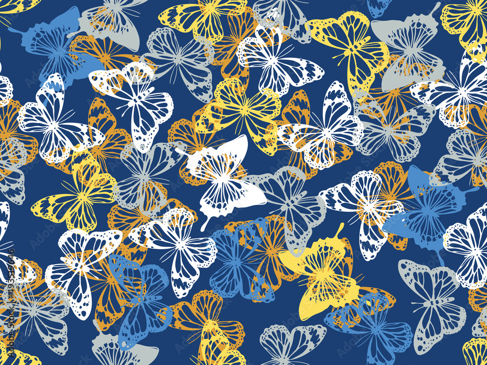 Cool Blue Butterflies
