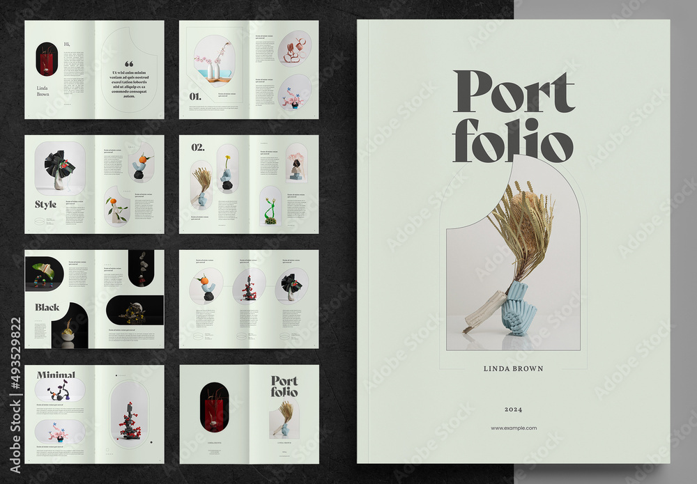 Portfolio Layout Stock Template | Adobe Stock