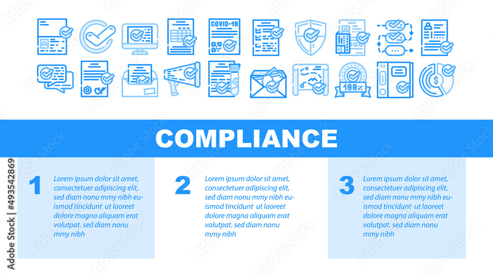 Compliance Quality Procedure Landing Web Page Header Banner Template ...