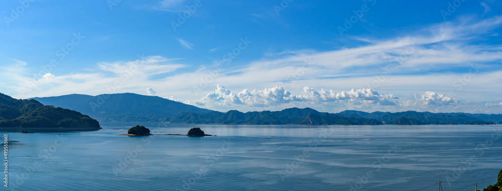 Coastal scenery of the Seto Inland Sea, Tobishima Seaway View from ...