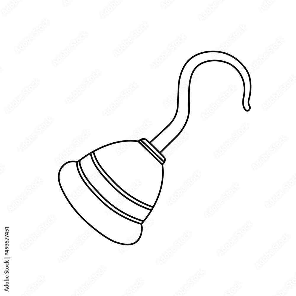 Pirate Hook Drawing