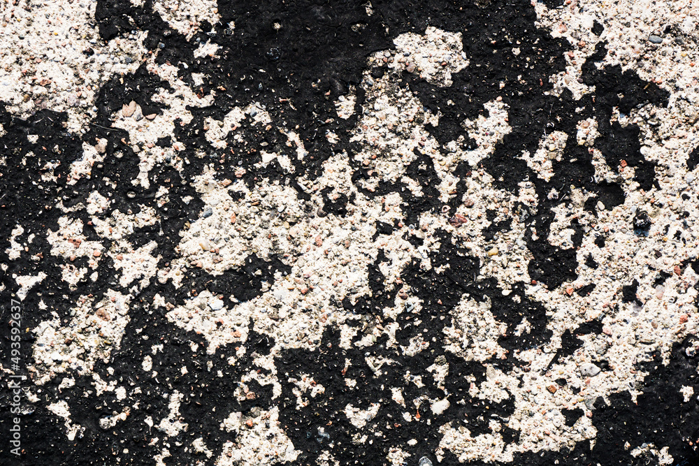 Black paint peel off texture. Bad condition surface. Scratched lines ...