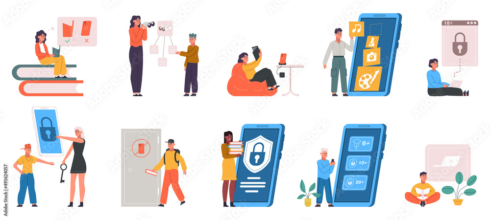 Kids digital content, parent social media control. Safe internet ...