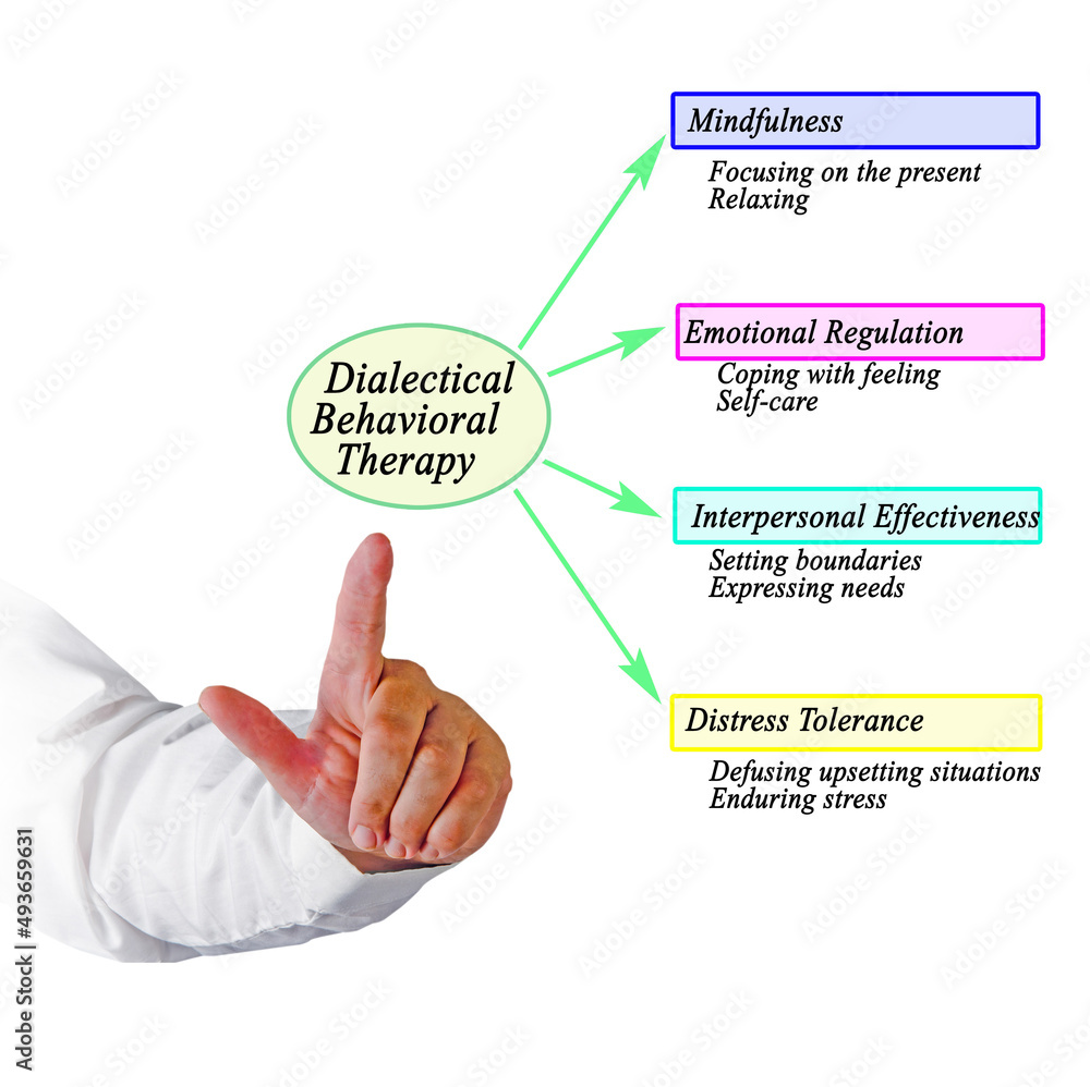 Components of Dialectical Behavioral Therapy Stock Photo | Adobe Stock