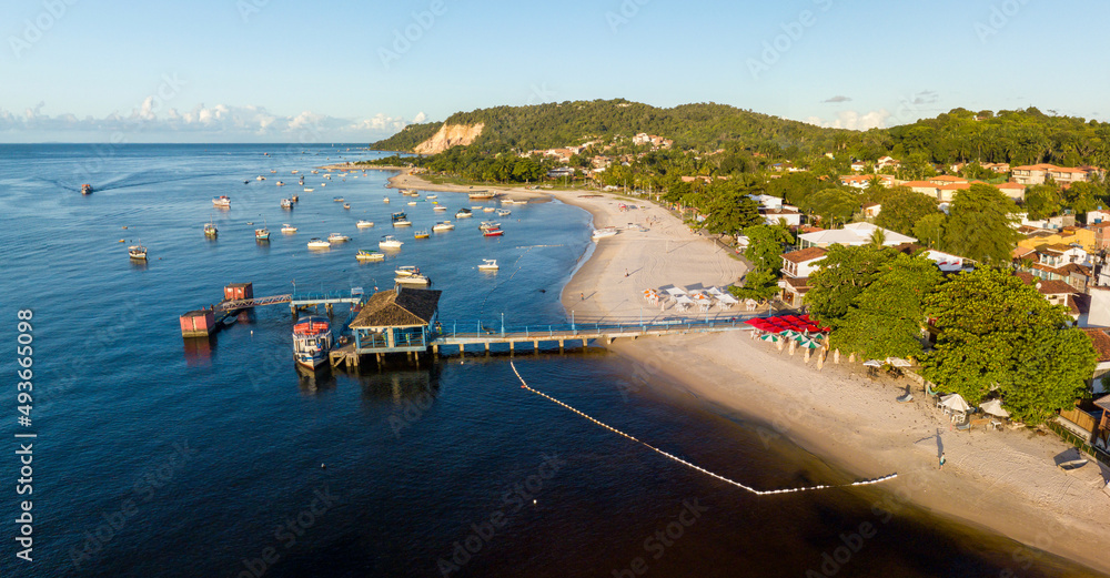 Imagem aérea Gamboa do Morro de São Paulo, Ilha de Tinharé, Cairu ...