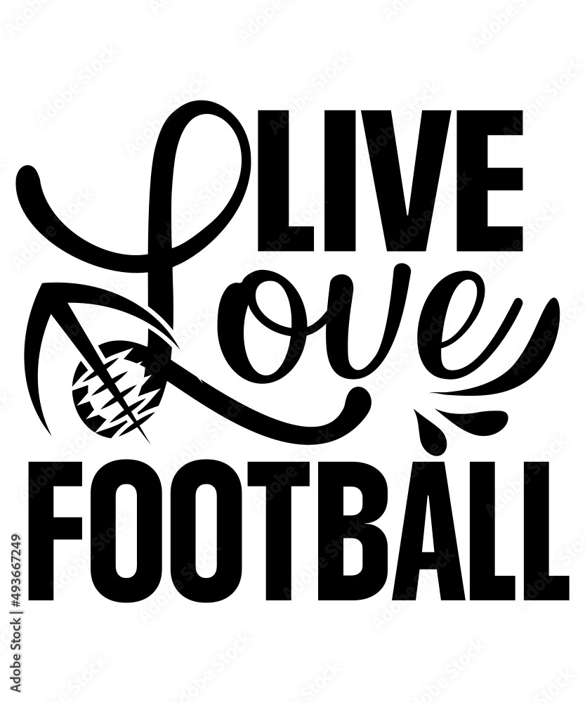 Football SVG Bundle, Football SVG Cut Files, Football Designs, Football ...