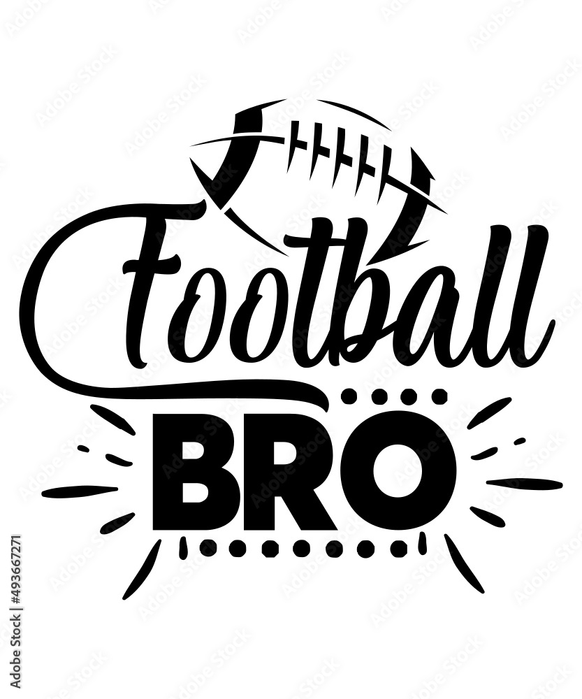 Football SVG Bundle, Football SVG Cut Files, Football Designs, Football ...