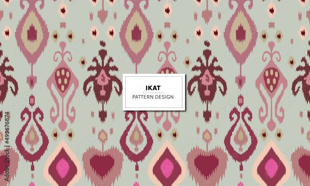 Ikat Vector Design Stock Vector Adobe Stock