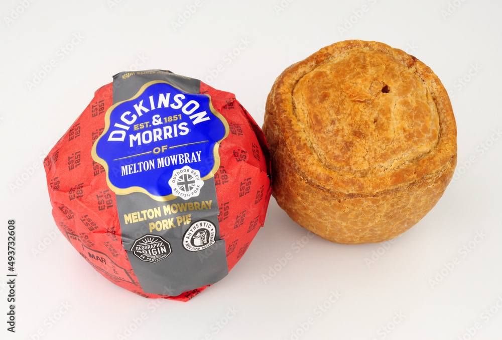 Dickinson and Morris traditional Melton Mowbray individual pork pie ...