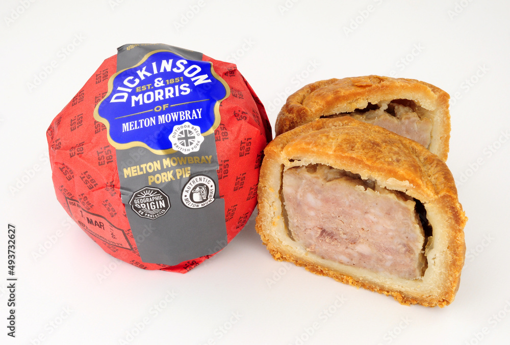 Dickinson and Morris traditional Melton Mowbray individual pork pie ...