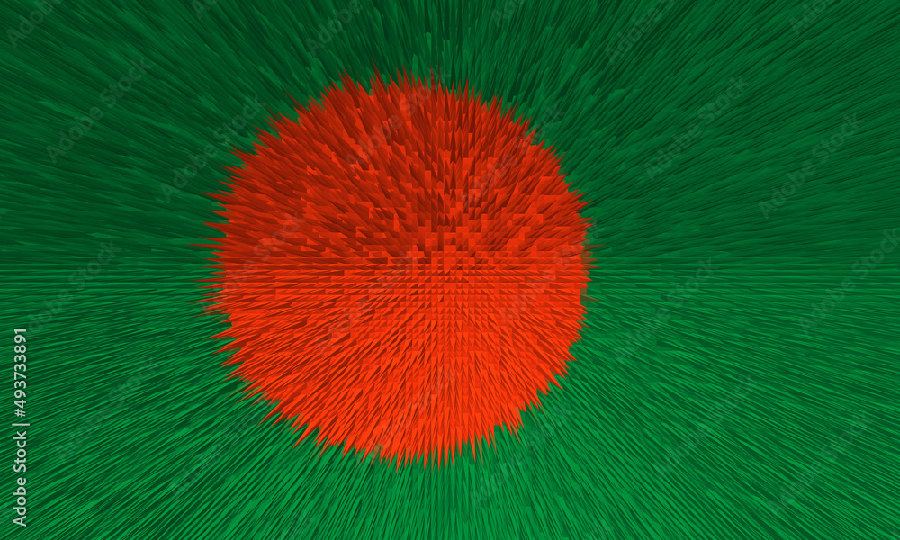 Bangladesh flag. BD national goverment logo. State banner of capital of ...