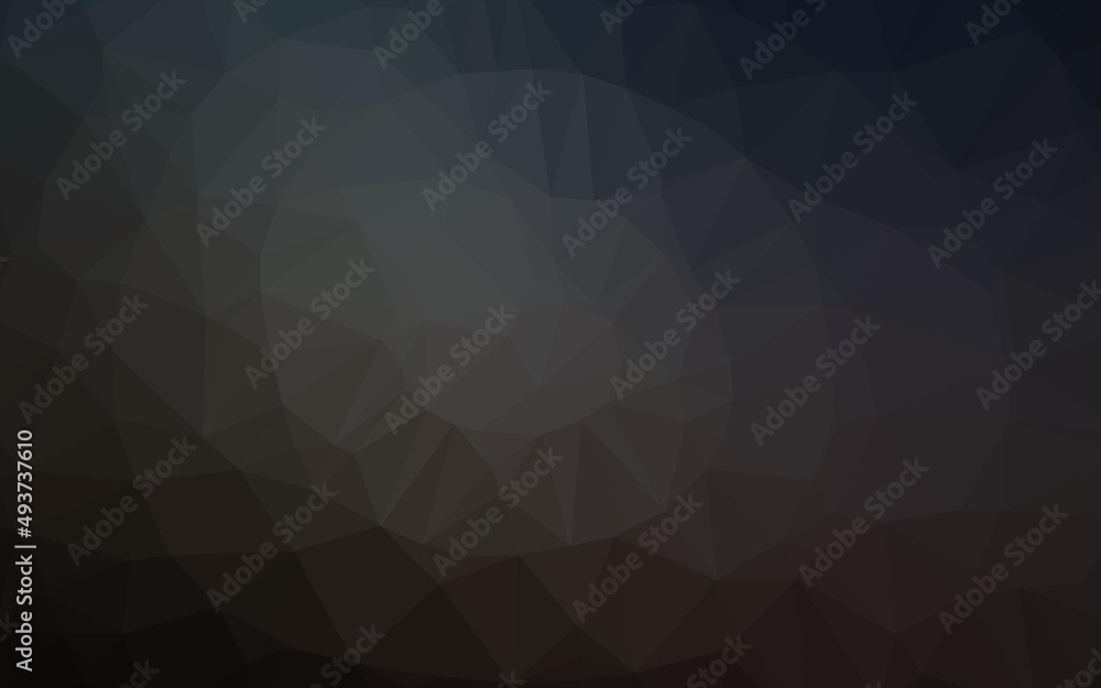 Dark Black vector blurry triangle texture. Stock Vector | Adobe Stock