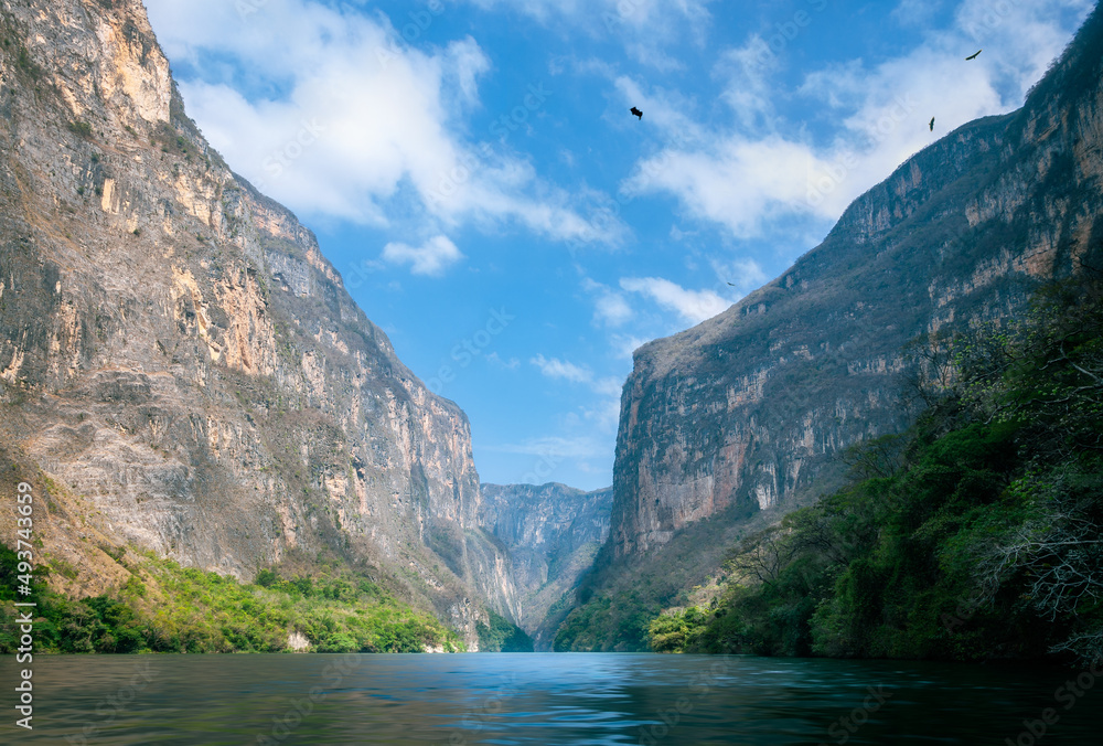 The Sump Canyon is the most spectacular part of the Sumidero Canyon ...