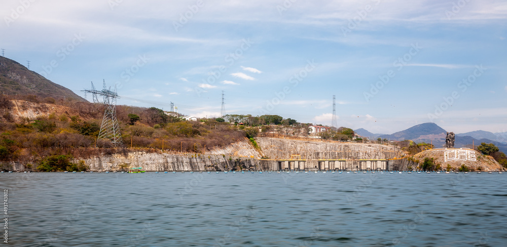 At the north end of the Sumidero Canyon is the Chicoasén Dam on the ...