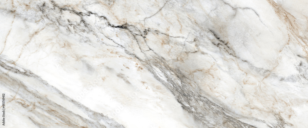 White marble texture with delicate veins (Natural pattern for backdrop ...
