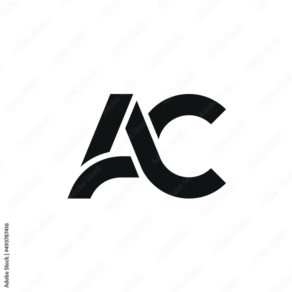 Initial Letter AC Logo Design Inspiration Stock Vector | Adobe Stock