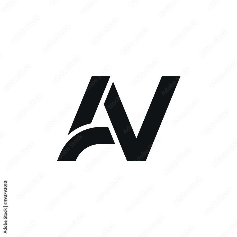 Initial Letter AV Logo Design Inspiration Stock Vector | Adobe Stock