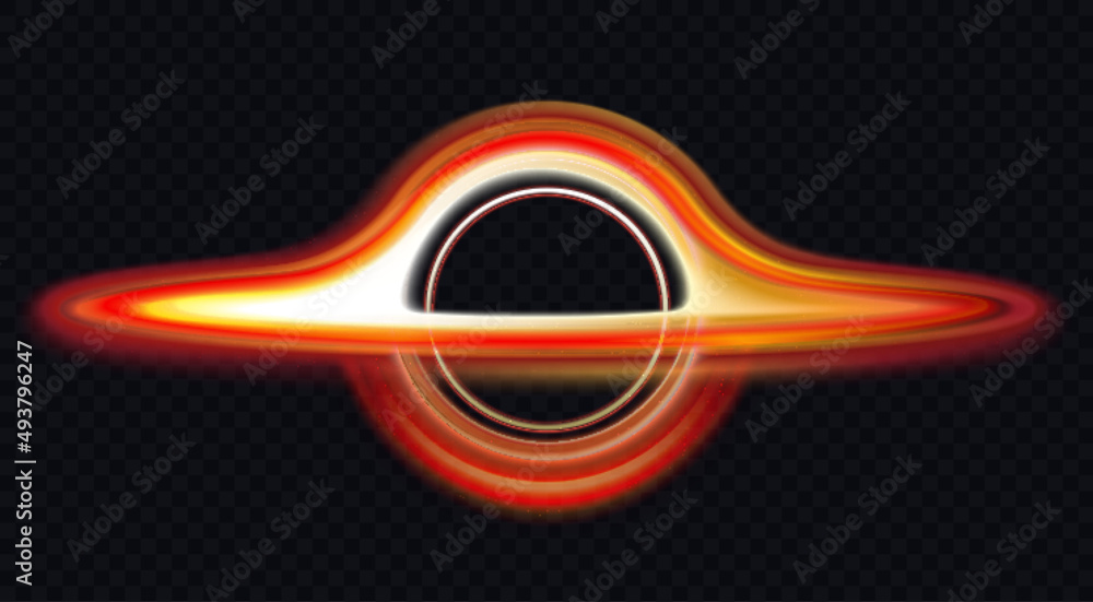 Black Hole Illustration Vector