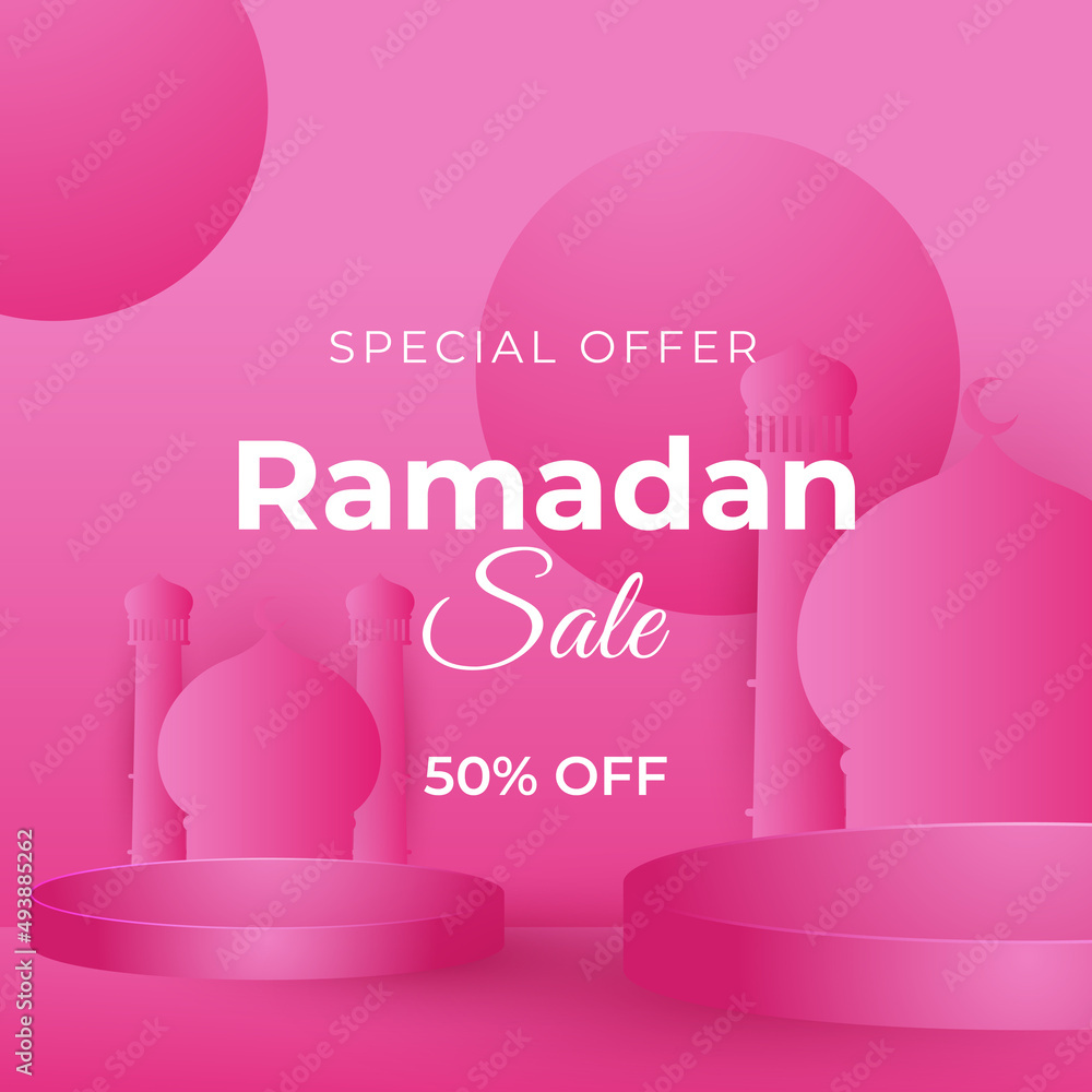 Islamic ramadan kareem sale social media post feed story template ...