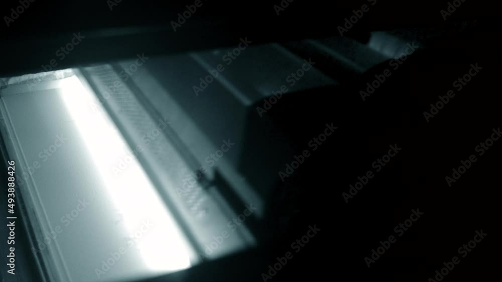 Industrial professional powder 3D printer printing process. Multi Jet ...