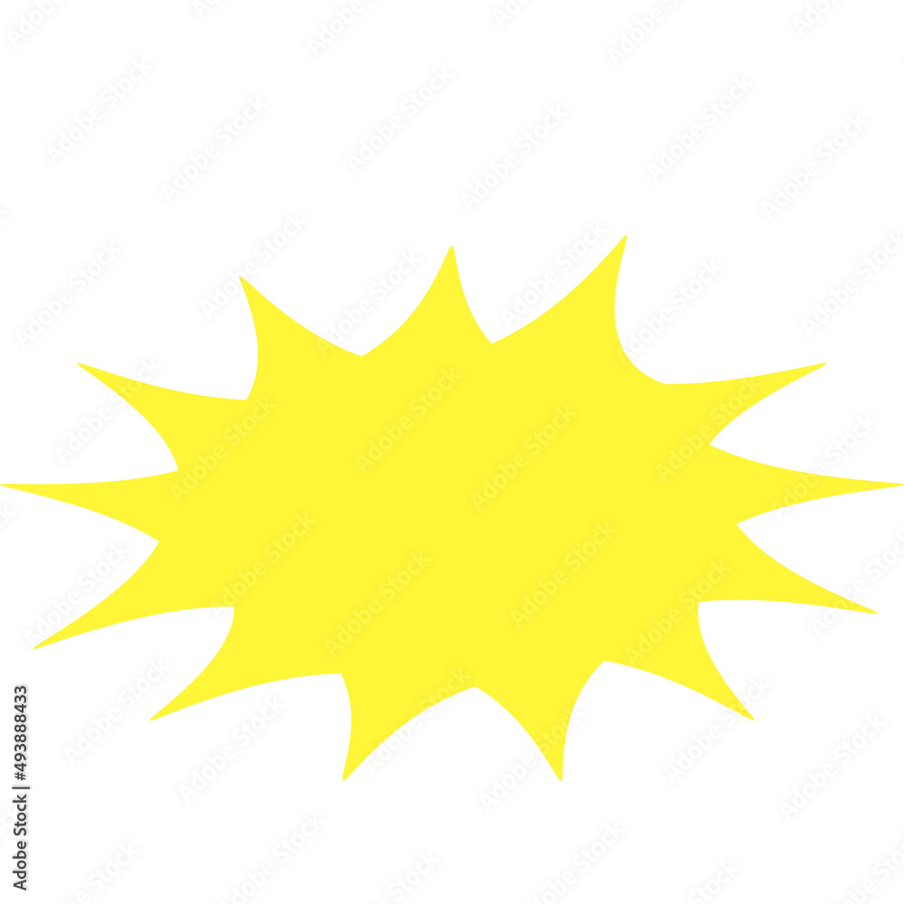 Pop and simple explosive balloon separately Stock Vector | Adobe Stock