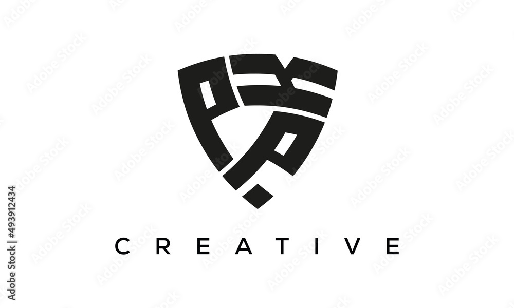 PPK letters logo, security Shield logo vector Stock Vector | Adobe Stock