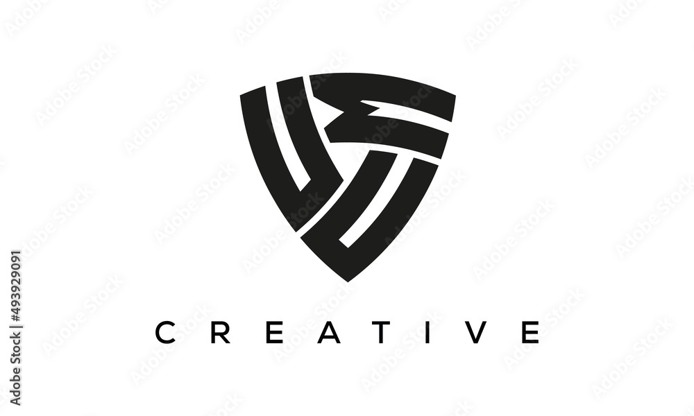 UUM letters logo, security Shield logo vector Stock Vector | Adobe Stock