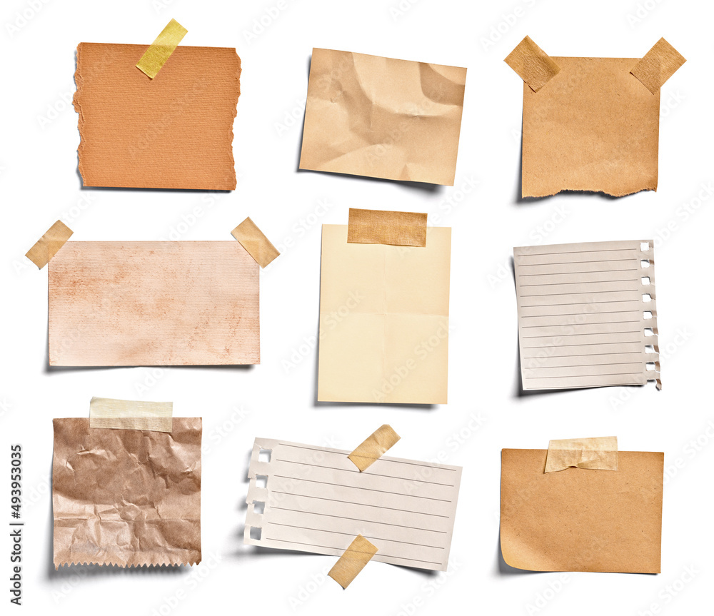 note paper blank sign tag label Stock Photo | Adobe Stock