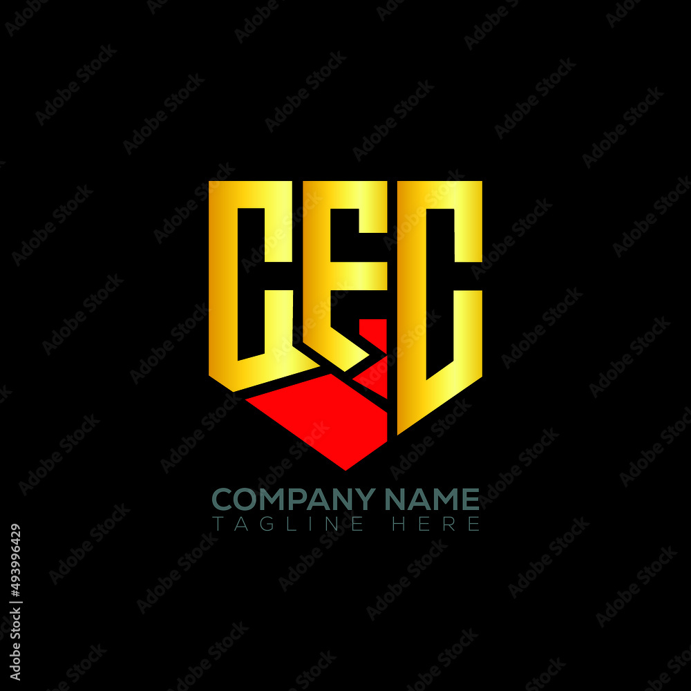 CFC letter logo design on black background.CFC creative initials letter ...