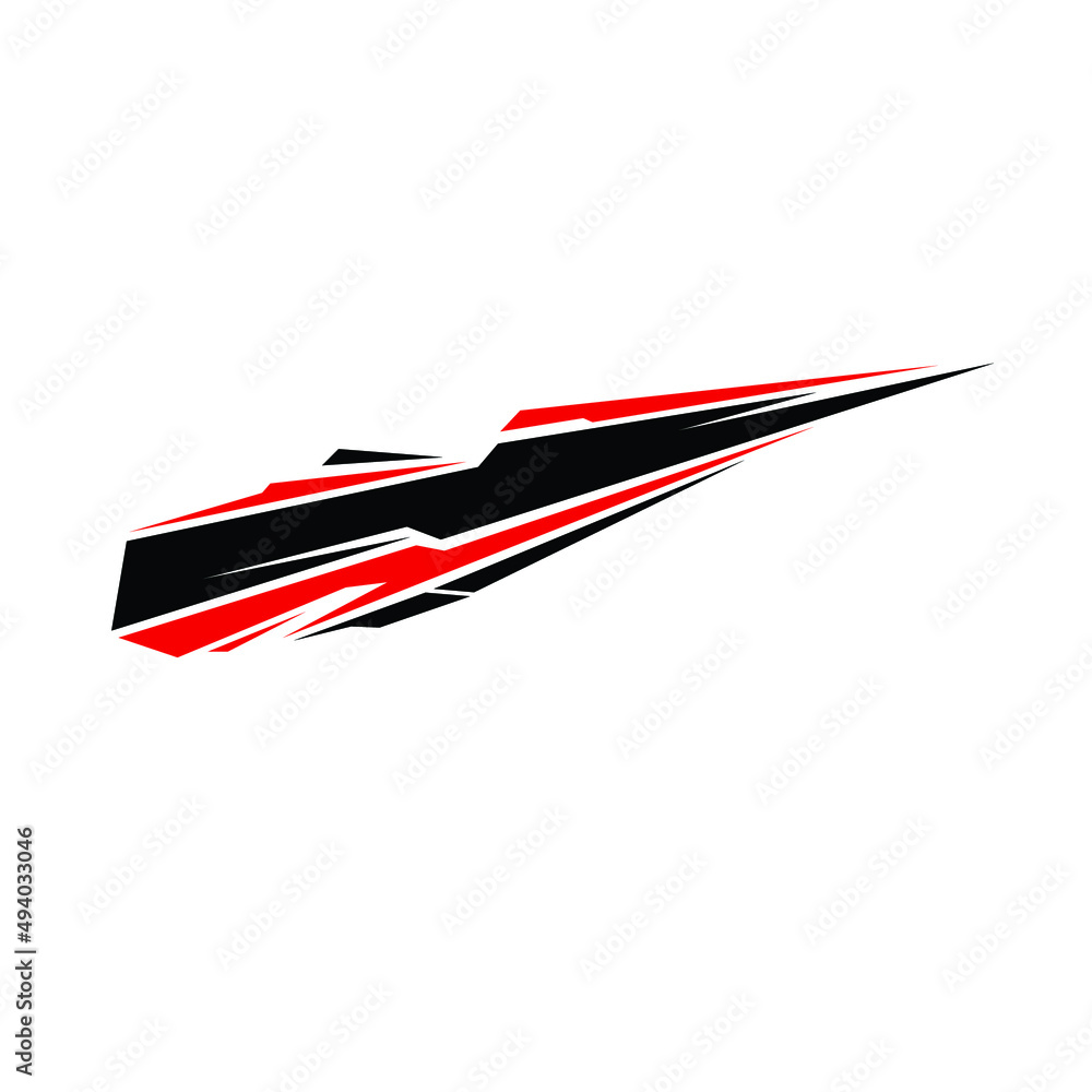 Vector car body sticker design. Racing car stickers Stock Vector ...
